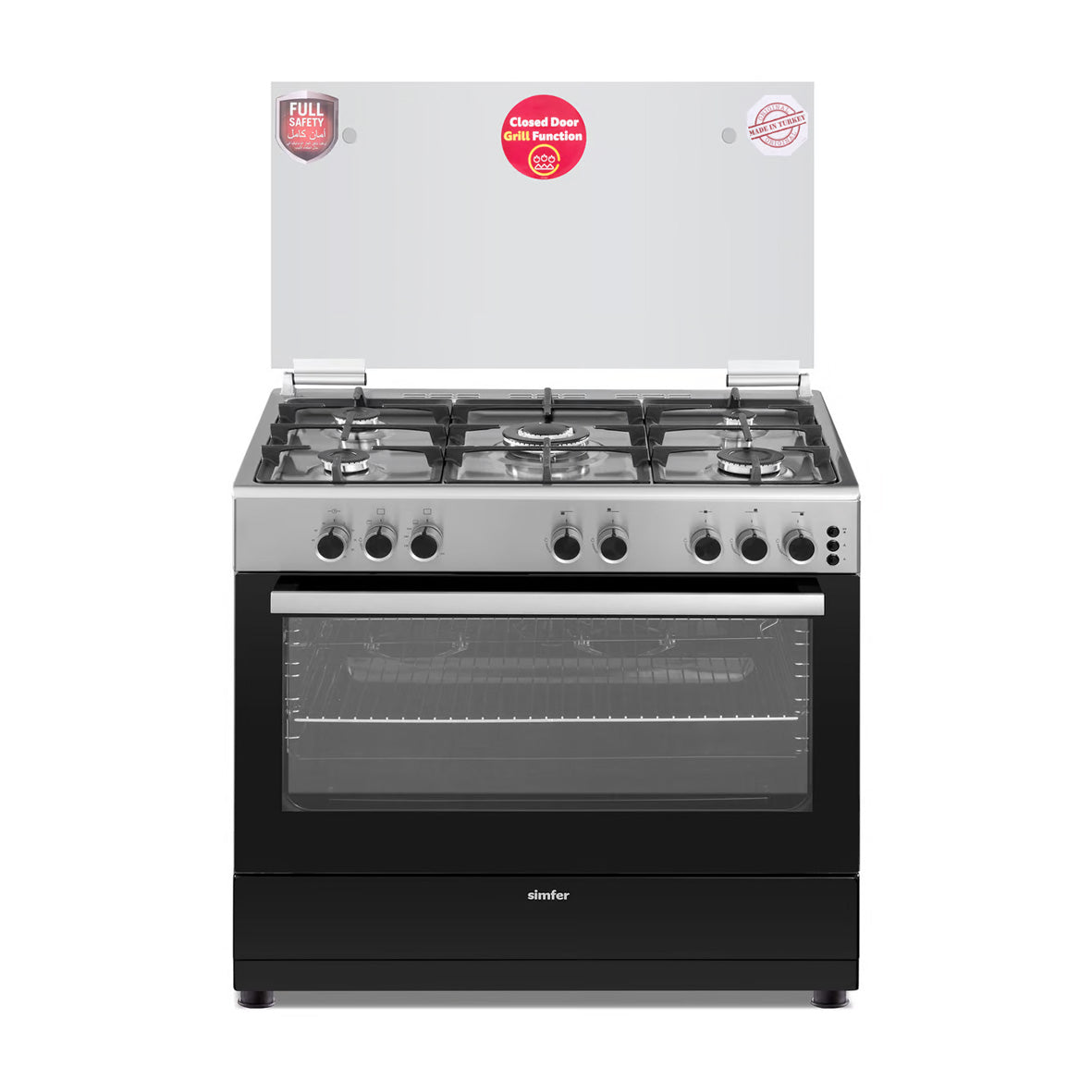 Simfer 90x60 Full Safety, Fully Gas Made In Turkey - 9060SG – Mannai Home