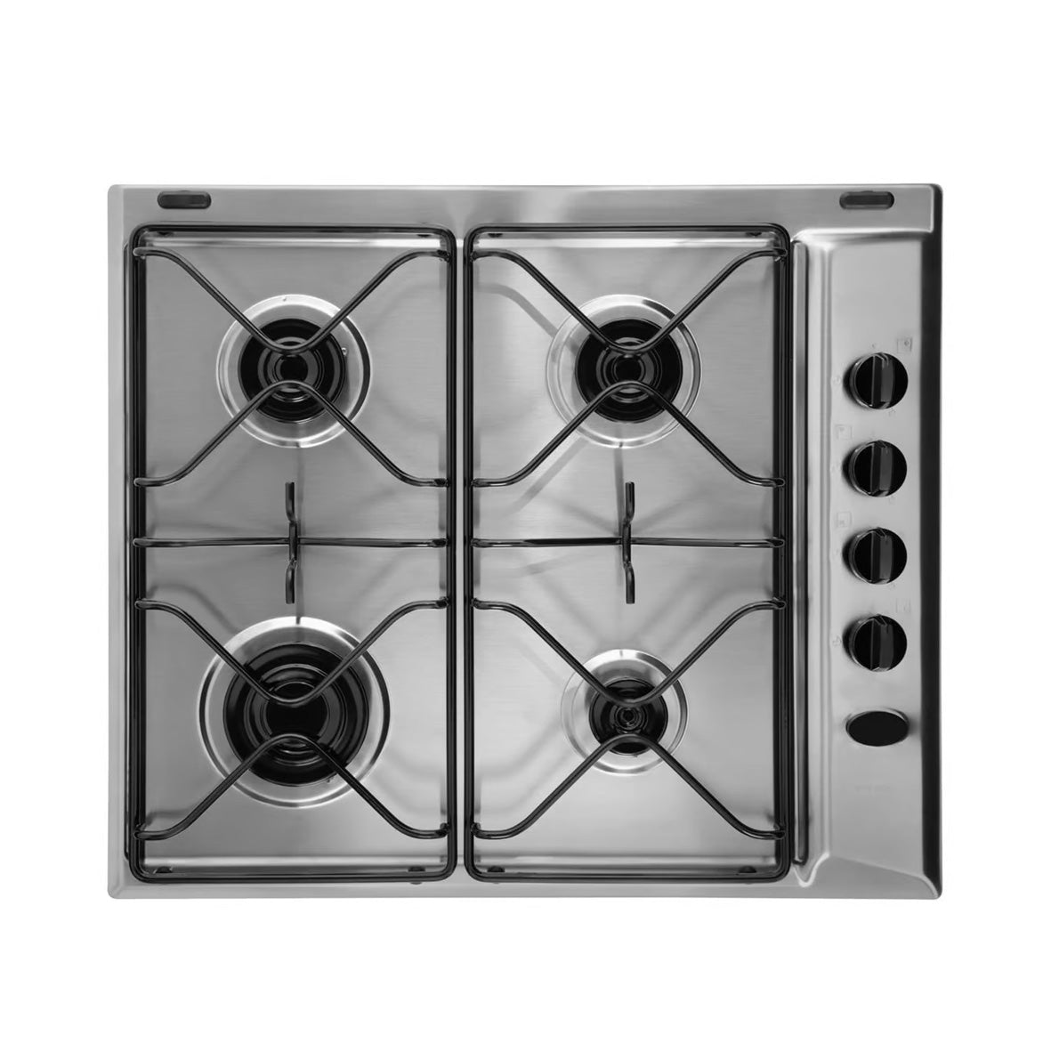 AKL710 IX - Ignis Stainless Steel Gas Hob, 4 Burner, 58 cm, Silver ...
